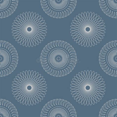 vector seamless pattern with circular elements stock vector