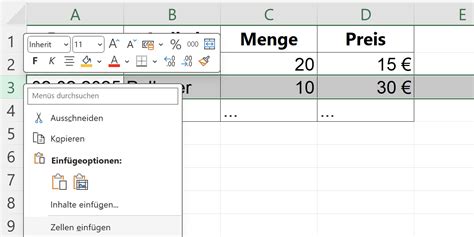 Excel Vba Zeile Kopieren Und Einfügen