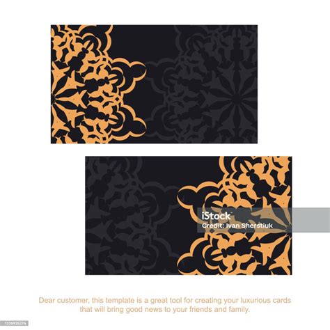 고급 패턴과 검은 색으로 명함의 인쇄 디자인을위한 템플릿 텍스트와 빈티지 장식품을 위한 장소와 함께 명함 준비 0명에 대한 스톡 벡터 아트 및 기타 이미지 Istock