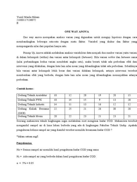 one way anova pdf