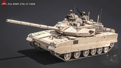 Artstation China Army New Type 15 Tank