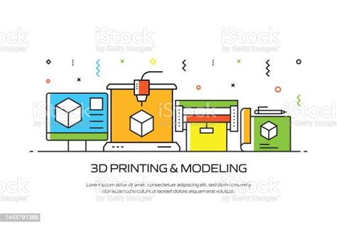 3d 인쇄 및 모델링 웹 페이지 헤드 라인 브로셔 연례 보고서 및 책 표지를위한 관련 라인 스타일 배너 디자인 0명에 대한 스톡 벡터 아트 및 기타 이미지 Istock