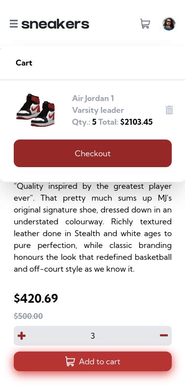 GitHub Zaidsidd Sneakers The Typical Product Page Re Imagined With D