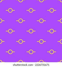 Seamless Repeating Git Commit Outline Flat Stock Vector Royalty Free