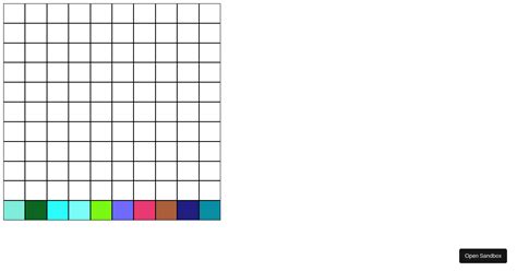 Pixel Art Codesandbox