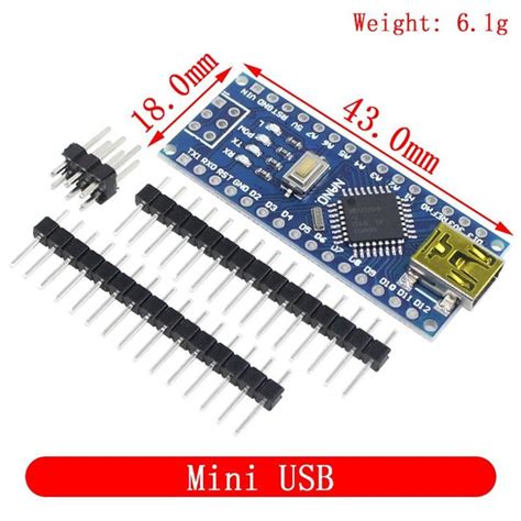 Мини Type C Micro Usb Nano 3 0 С загрузчиком совместимый Nano контроллер для Arduino Ch340