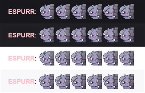 Animated Espurr Lurk Emote For Twitch Discord Youtube  Etsy