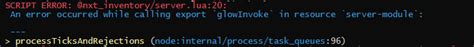 attempt to yield across a c call boundary bug reports cfx re community