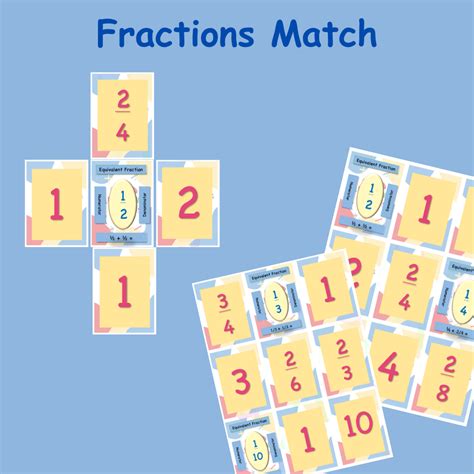 Fractions Match Playful Learning Games