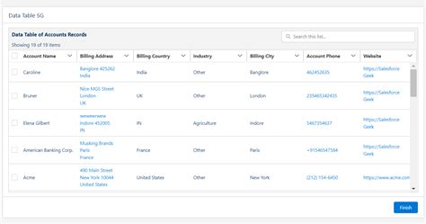 Data Table In Salesforce Flow Salesforce Geek