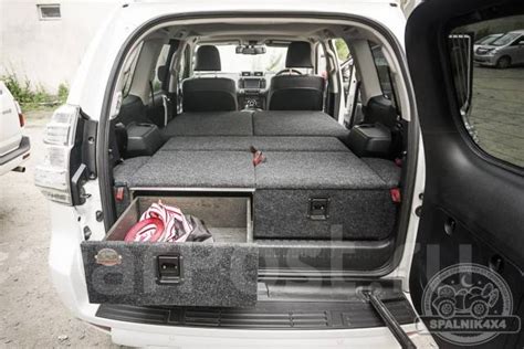 Экспедиционный спальник для Toyota Prado 150. Автоспальник в прадо ...