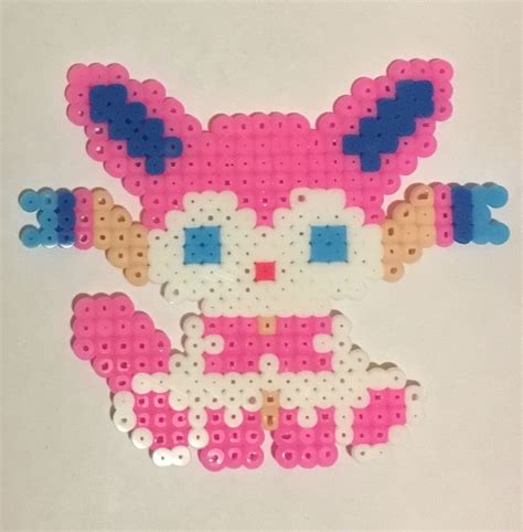 Sylveon Pixel Art Bordado Proyectos Impresionismo