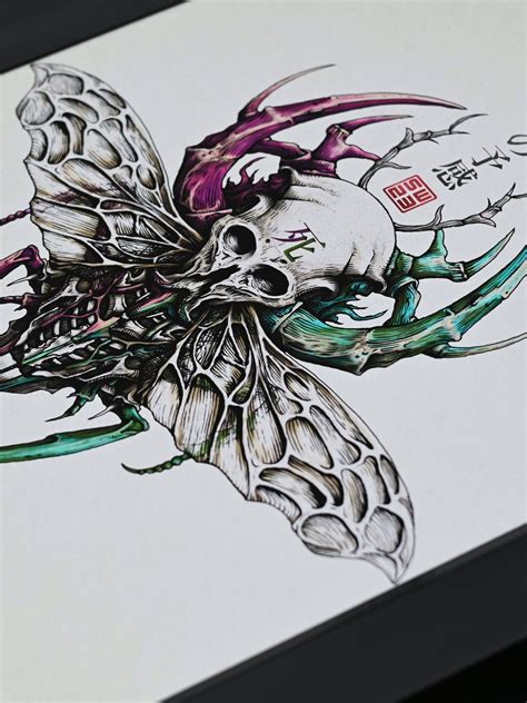 Yokai Beetle Hahnemühle Fine Art Print Spacewolf