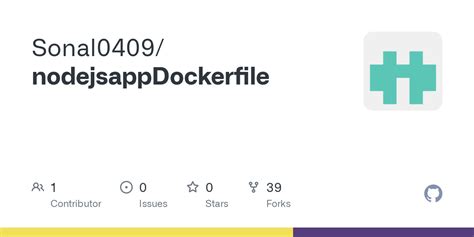 Github Sonal Nodejsappdockerfile