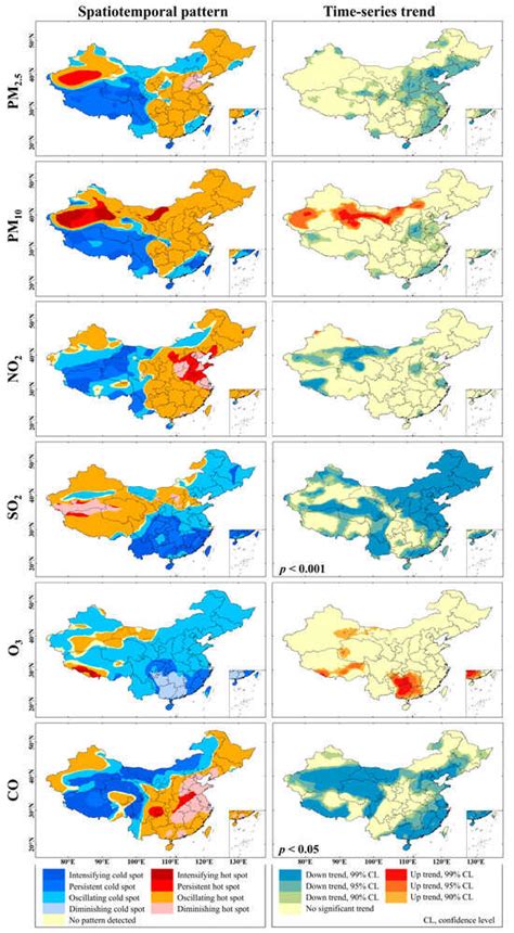 Remote Sensing Free Full Text Spatiotemporal Patterns Of Air Pollutants Over The Epidemic
