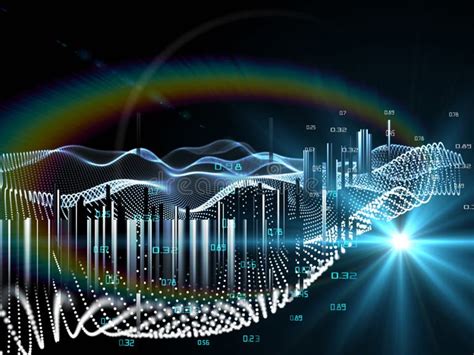 Abstract Analysis Futurisfic Concept Big Data Spatio Temporal Data 3d Diagram Analysis