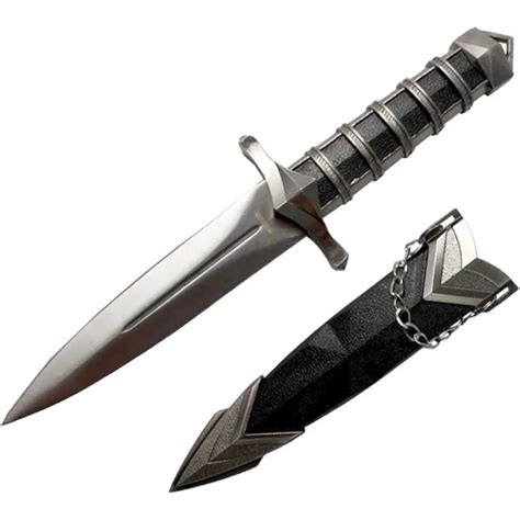 Adaga Dark Com Bainha Adaga Medieval Para Coleção Cosplay H13 Ht