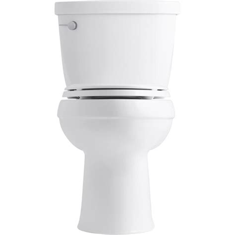 Kohler Cimarron White Elongated Chair Height 2 Piece Toilet 12 In Rough