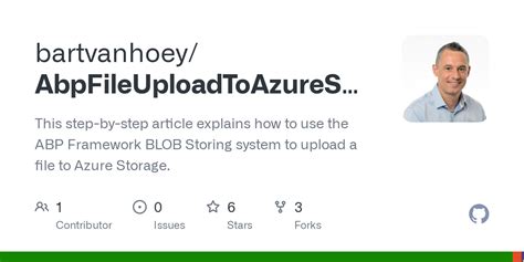 Github Bartvanhoeyabpfileuploadtoazurestorage This Step By Step Article Explains How To Use
