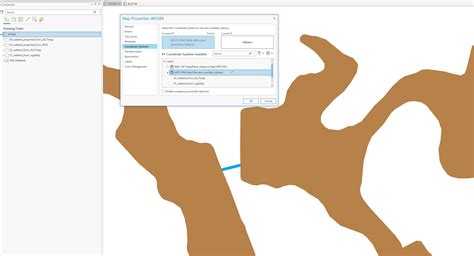solved output coordinate system shift issue is the proj esri