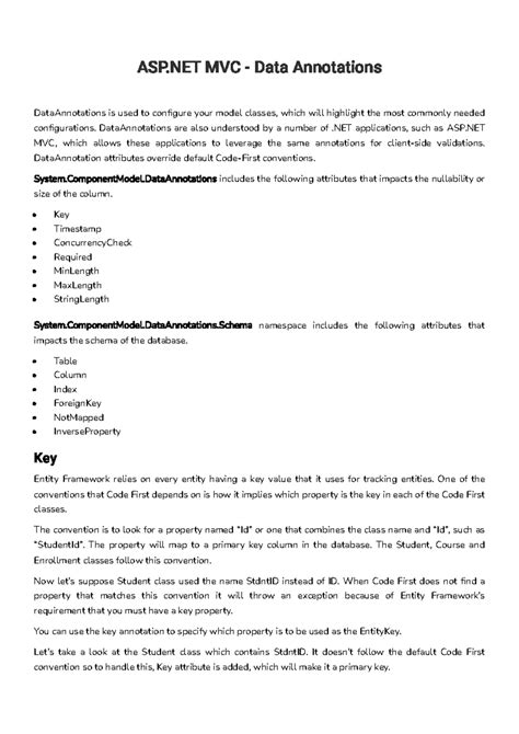 Aspnet Mvc Chapter 9 Asp Mvc Data Annotations Dataannotations Is