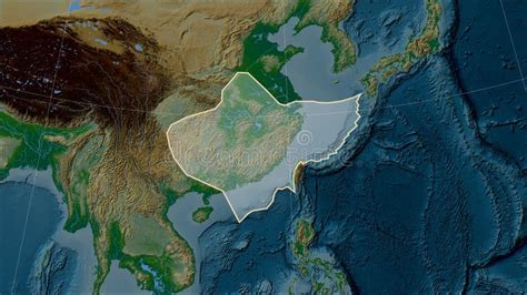 Yangtze Tectonic Plate Physical Map Stock Illustration Illustration Of Quake Earthquake
