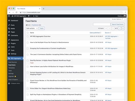 Obtener Feeds En Wordpress Con Wp Rss Aggregator Usando 1 Plugin