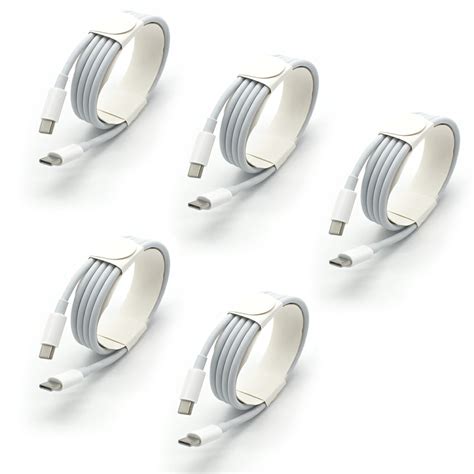 C타입 초고속 충전 케이블 60w C To C 5개 1세트 스마트폰 충전 데이터 전송 케이블 1m 티몬