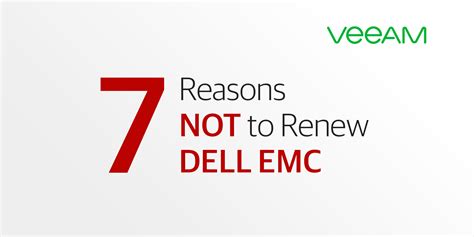 Reasons NOT To Renew Dell EMC
