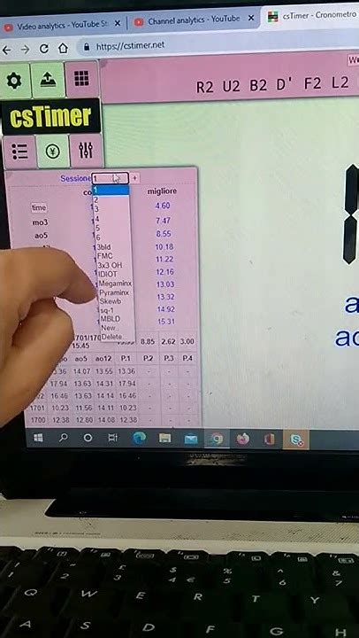 How To Name Your Sessions On Cstimer Youtube