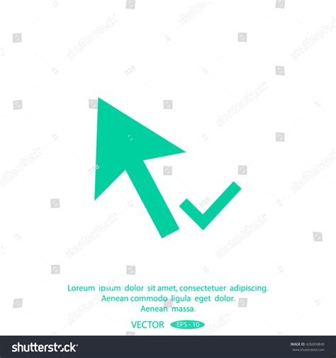 Position Cursor Icon Stock Vector Royalty Free 426004840 Shutterstock