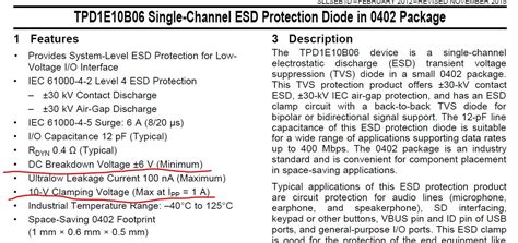 TPD E B Q DATASHEET BREAKDOWN VOLTAGE Interface Forum Interface TI E E Support Forums