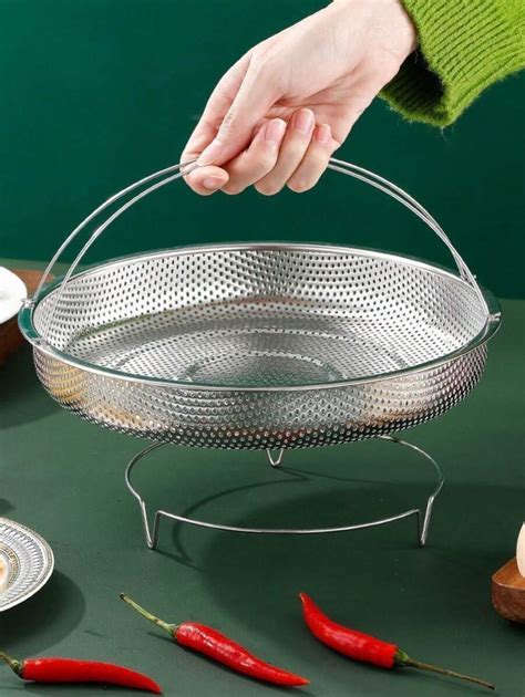 Kreisförmiger Edelstahl Kochständer Perfekt Für Heißluftfritteusen Suppentöpfe Kuchenplatten