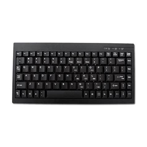 Ack 595 Mini Keyboard With Embedded Numeric Keypad Usb Black Xyreon