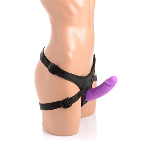 Dildo Doble Penetración Premium De Silicona Con Arnés
