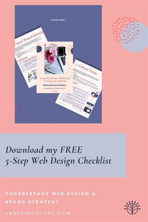 5 step web design checklist pdf for creating a successful site