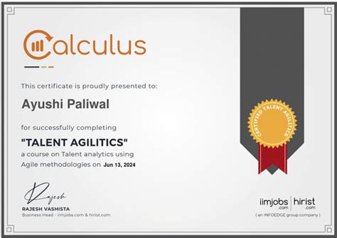 ayushi paliwal on linkedin achievement talentagillitics