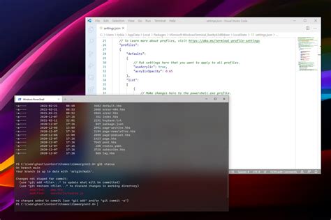 Enable Transparent Backgrounds In Windows Terminal