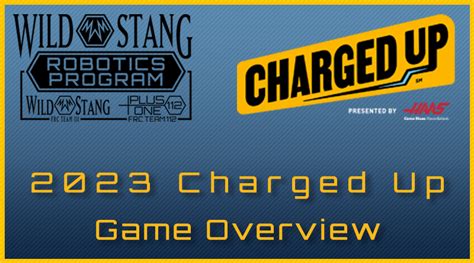 2023 Charged Up Game Overview Wildstang Robotics Program