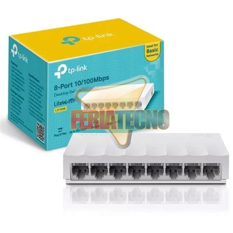 Switch Tp Link 8 Puertos 10100mbps Rj45 Ls1008