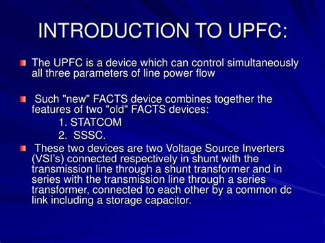 Ppt Simulation Of Upfc Using Matlab Powerpoint Presentation Free