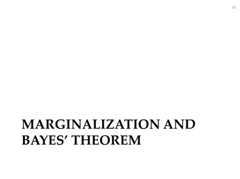 7 A Iii Marginalization And Bayes Theorem