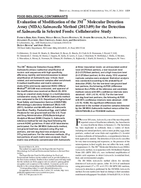 Pdf Immunomagnetic Separation And Visual Fluorescence Detection Of