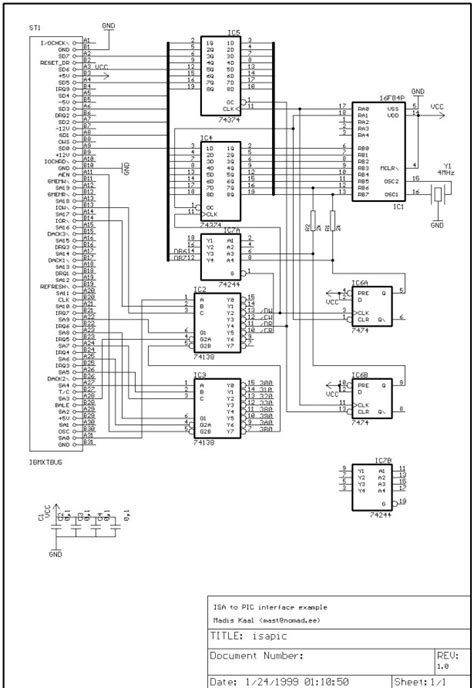 Pic16f877 Isa Ethernet Web Server Project