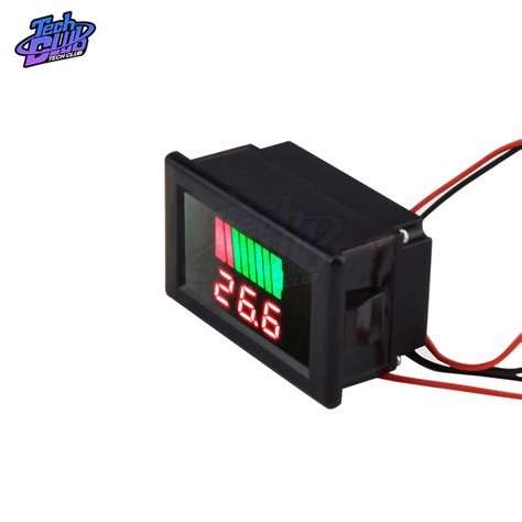 자동차 배터리 충전 레벨 표시기 12v 24v 36v 48v 60v 72v 리튬 배터리 용량 측정기 테스트 디스플레이 Led