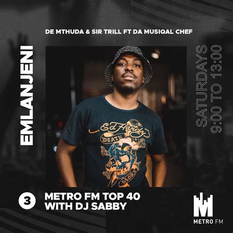 METROFM SABC on Twitter: "No 3: 4 weeks on the charts, last week at 6. @DeMthudaSA @SIR_TRILLSA ...