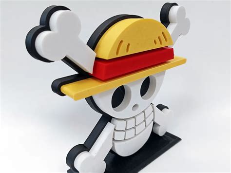 海贼王3d Logo标志 来自 Mes Impressions 3d Makerworld 海贼王3d Logo标志 来自 Mes Impressions 3d Makerworld