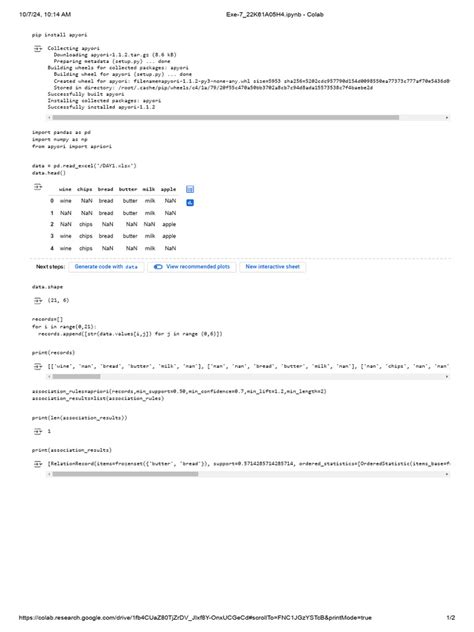 Exe 722k61a05h4ipynb Colab Pdf Data Management Computing