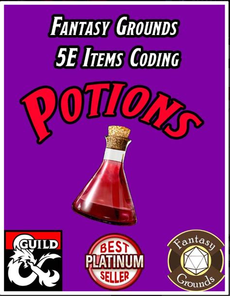 Fantasy Grounds 5e Items Effects Coding Potions In Greyhawk World Anvil
