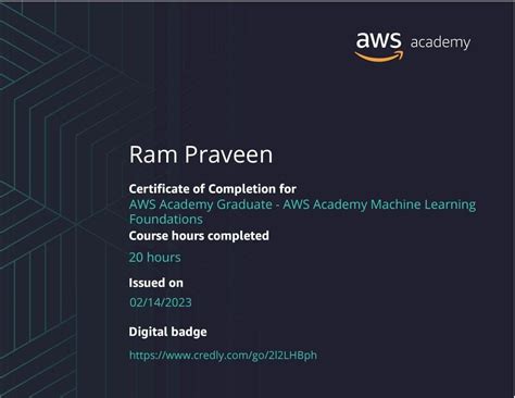 ram praveen on linkedin aws machinelearning